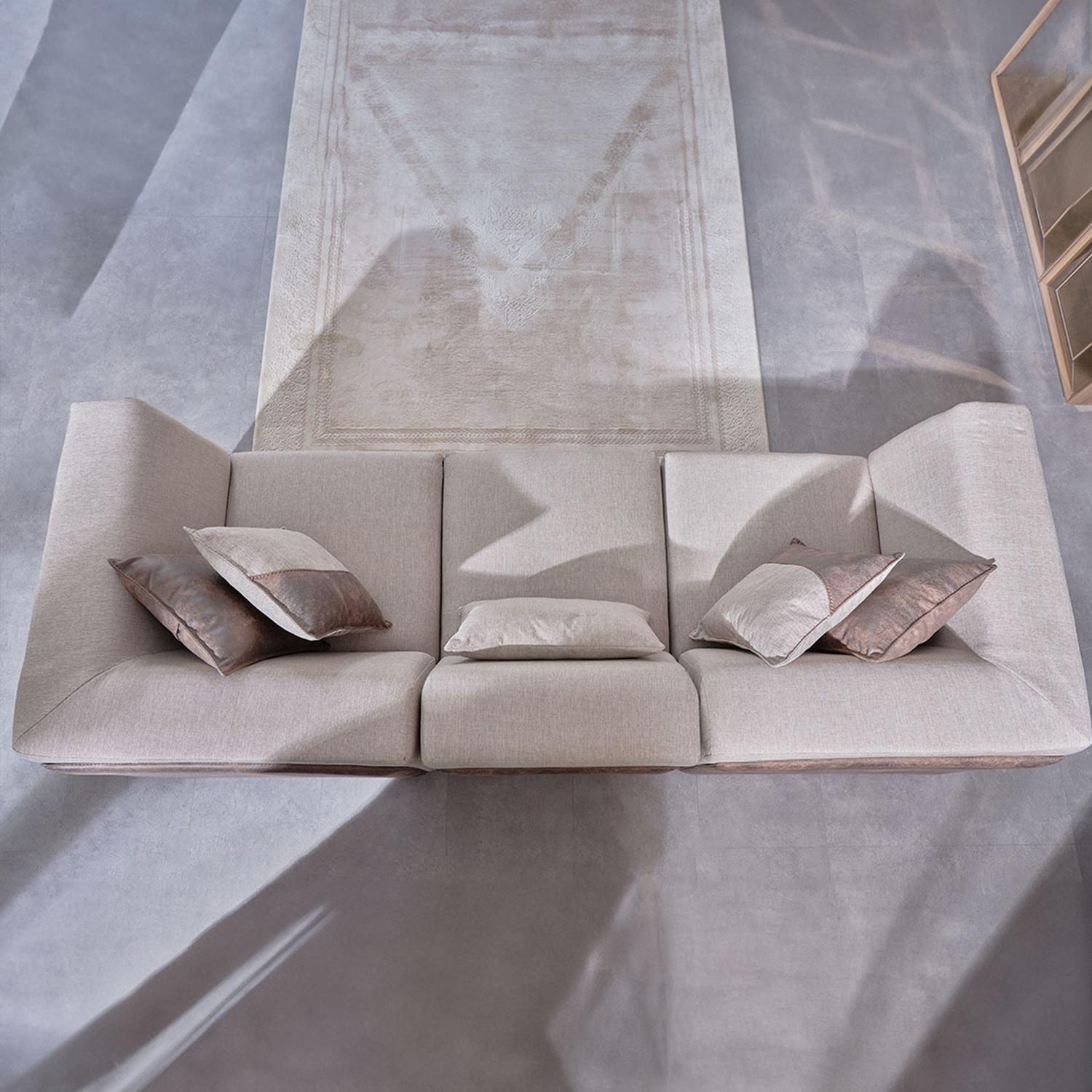 Soft Sofa Set 3+3+1+1 - asbar Furniture